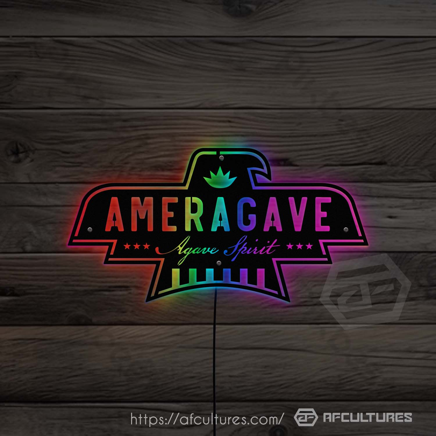Afcultures custom signs for Ameragave – AFCultures