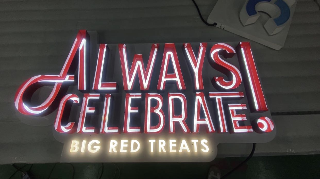 Afcultures custom signs for Big Red Treats – AFCultures