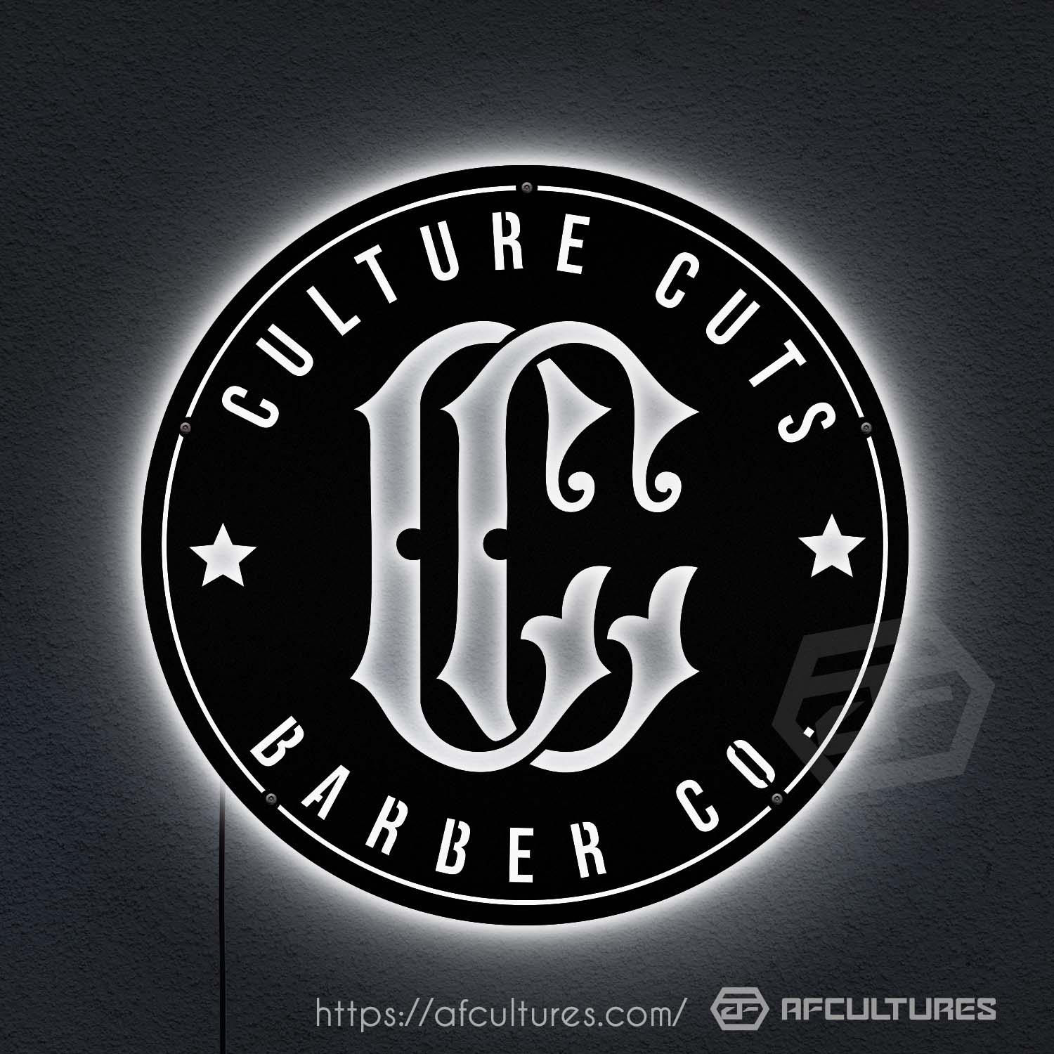 Branded Custom Signs for Culture Cut Barber | AFCultures Sign Solutions