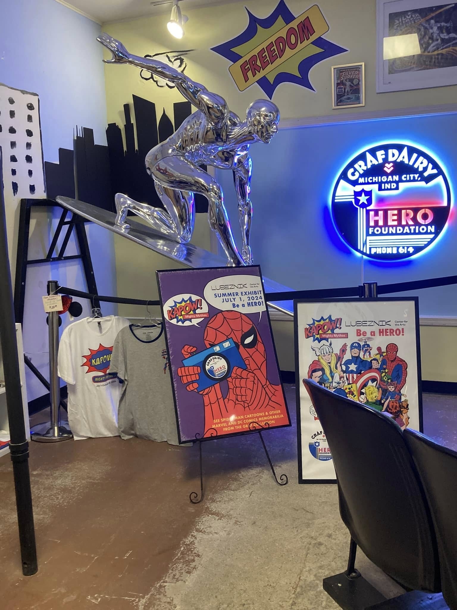 Branded Custom Signs for The Graf Dairy Hero Foundation | AFCultures ...