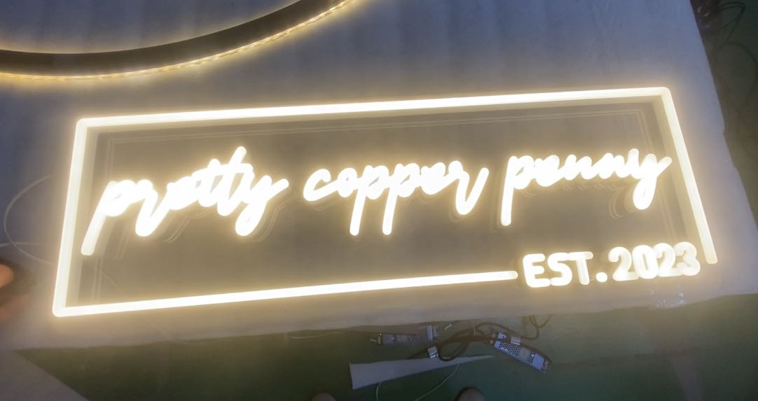 Branded Custom Signs for Pretty Copper Penny | AFCultures Sign Solutions