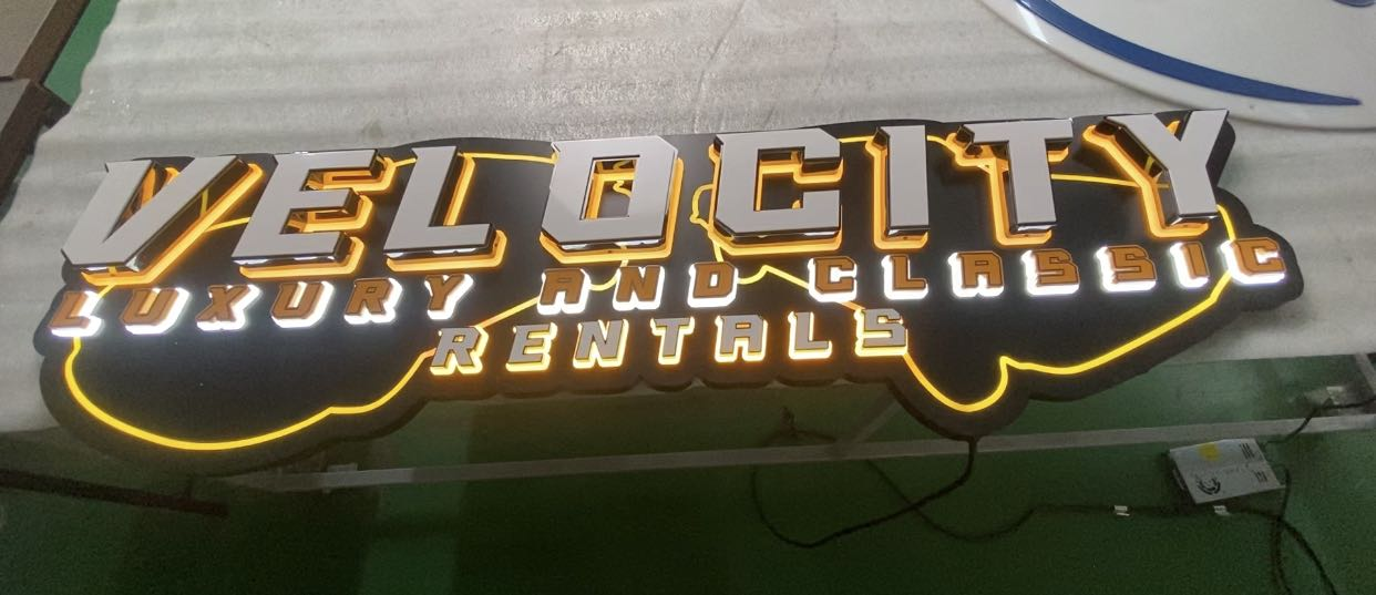 Branded Custom Signs for Velocity Exotic & Classic Rentals | AFCultures ...
